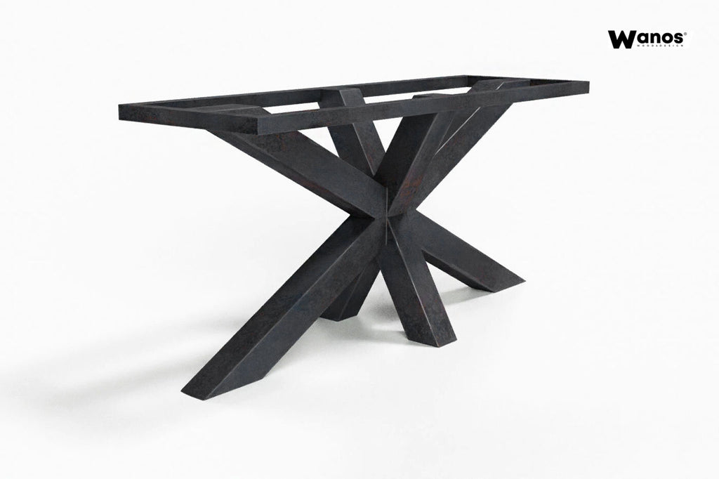 Metal structure for design table – Wanos Wood & Design